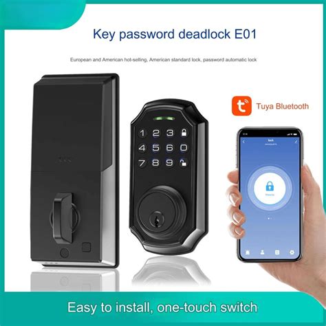 Automatic Fingerprint Lock American Deadlock Lock All Through Lock Entry Door Combination Lock
