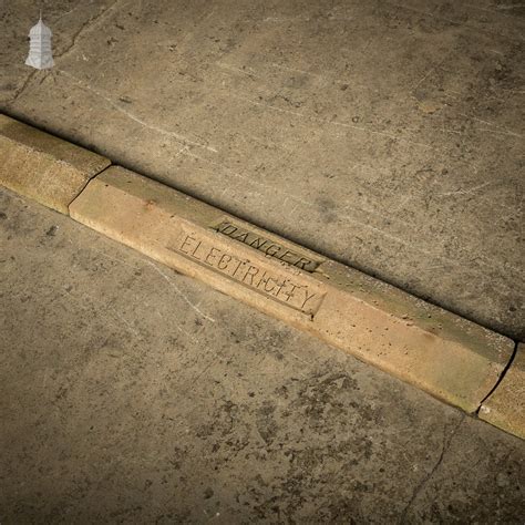Danger Electricity Marker Bricks Batch Of 14 A Run Of 12 5 Metres Norfolk Reclamation