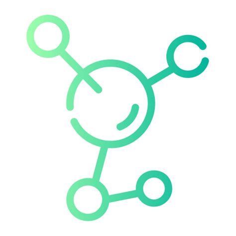 Molecule Generic Gradient Outline Icon