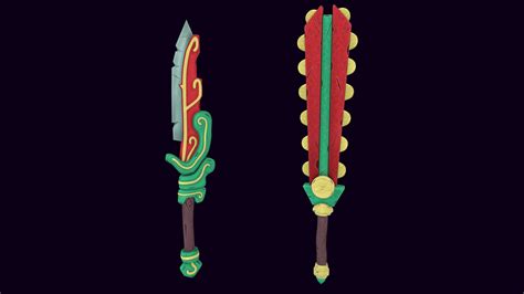 Artstation Maya Weapons