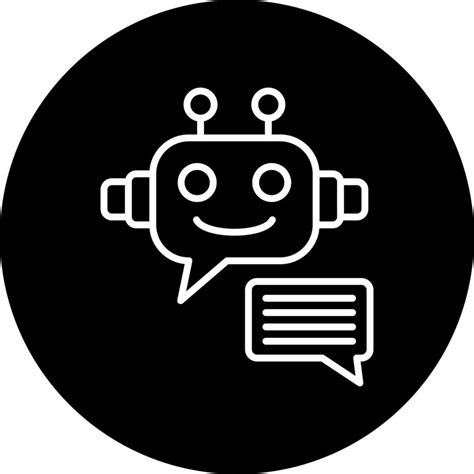 Robot Assistant Vector Icon Style 22549995 Vector Art At Vecteezy