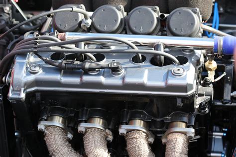 A Closer Look At The Twin Cam Configuration In The Garage With