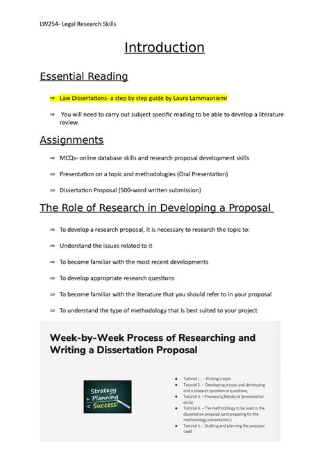 Introduction Lecture Notes Lw254 Legal Research Skills