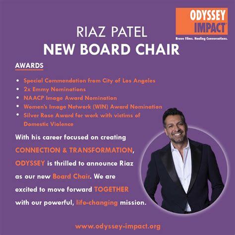 Riaz Patel On Linkedin Since 1987 Odyssey Impact Has Been Catalyzing
