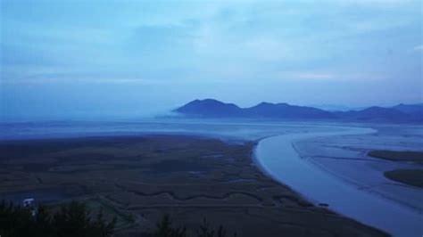 Suncheon Bay Wetland Sunset Stock Footage Video 100 Royalty Free