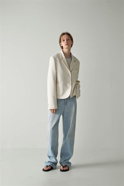 텍스처 빈티지 재킷ivory 감도 깊은 취향 셀렉트샵 29cm