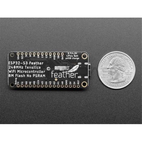 Feather Esp32 S3 Wifi Gpio Modulis Suderinamas Su Arduino