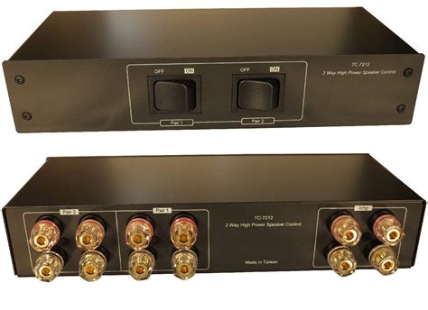 Buy Zone Speaker Pair High Power Selector Switch Switcher With Gold Plated Banana Jacks