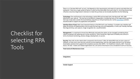Robotic Process Automation Introduction Pptx