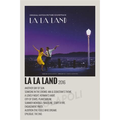 La La Land Album Cover Poster Shopee Malaysia