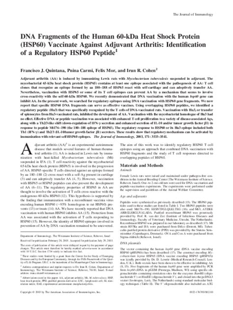 Pdf Heat Shock And Antigen Presentation Patrice Marche