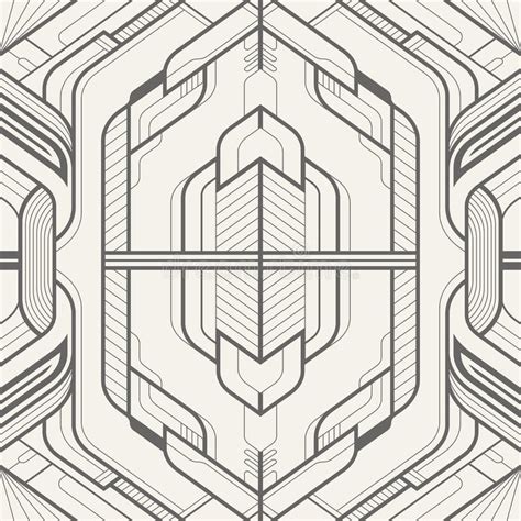 Abstract Vector Tech Line Seamless Pattern Stock Vector Illustration Of Design Connect