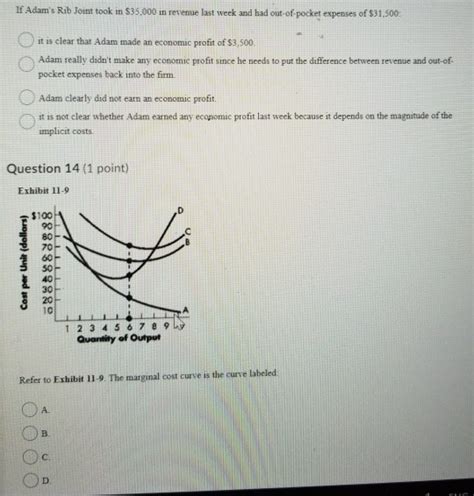 Solved Exhibit Units Of Output Variable Cost Total Cost Chegg