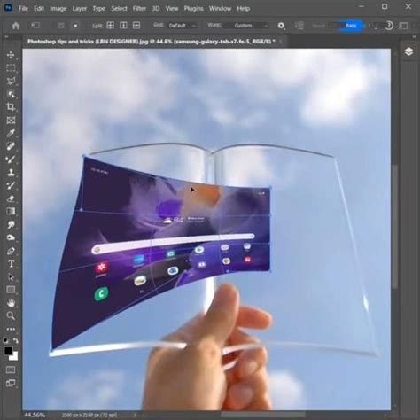 How To Manipulate On Tab Screen In Photoshop