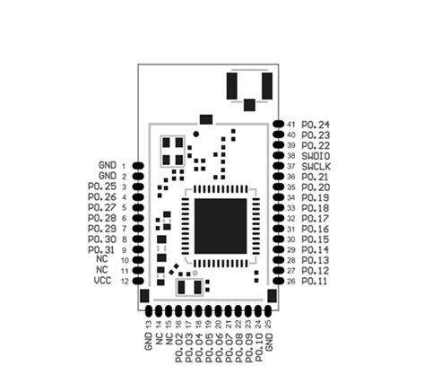 Bluetooth 5 4 Low Energy Module Nrf52811 Ms50sfb3 Minewsemi