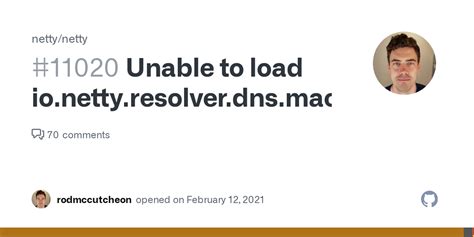 Unable To Load Io Netty Resolver Dns Macos