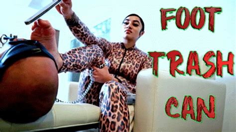 Foot Trash Can Hd 1080p Mp4 Domina Planet Clips4sale