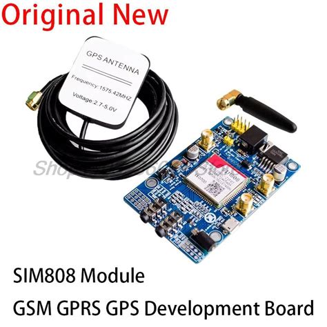 Best SIM Module GSM GPRS GPS Development Board IPX SMA With Antenna For Raspberry Pi