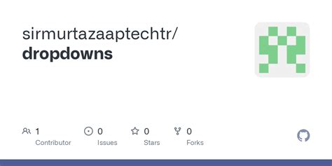 Github Sirmurtazaaptechtrdropdowns