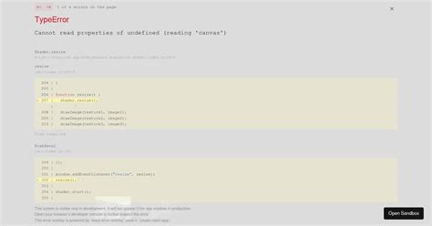 Standalone Shader Examples Codesandbox
