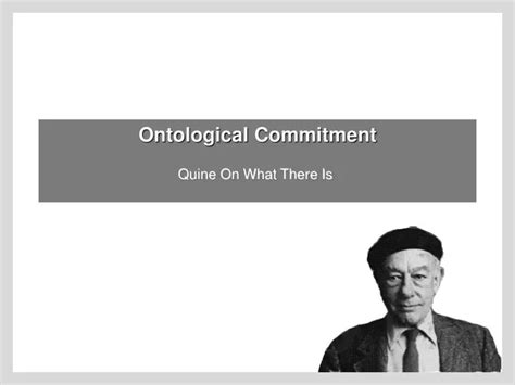 Ppt Ontological Commitment Powerpoint Presentation Free Download