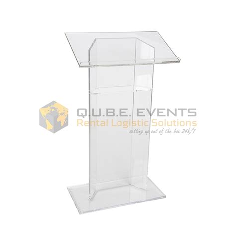 Pupitru Plexiglass Qube Events