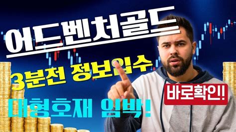 어드벤처골드 코인전망 완벽 차트분석 3분전 정보입수 대형호재 임박 바로 확인 빠른 확인하세요 어드벤처골드 어드벤처골드코인 어드벤처골드코인전망 Youtube