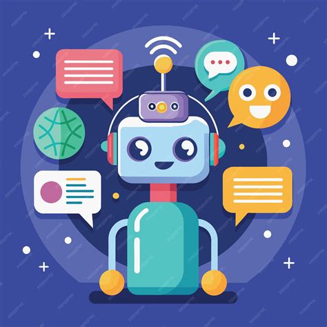 Premium Vector Chatbot Online Service To Answer Questions With Machine Learning Or Ai