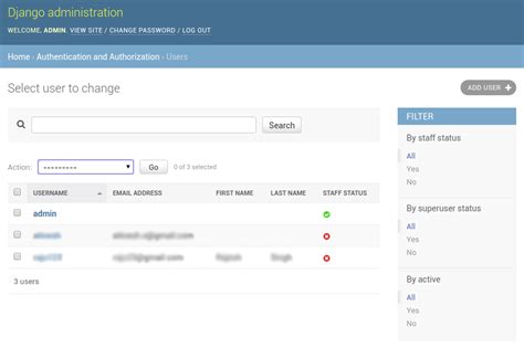 How To Convert Status Of The User From Django Administration Page