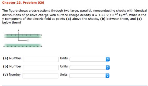 Solved The Figure Shows Cross Sections Through Two Large