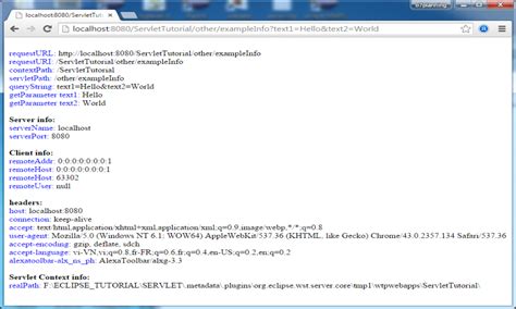 Servlet JSP Lập trình Java Servlet cơ bản P Lây thông tin cơ bản của Servlet
