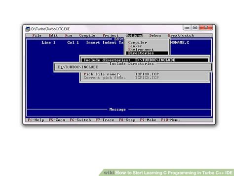 How To Start Learning C Programming In Turbo C Ide 13 Steps