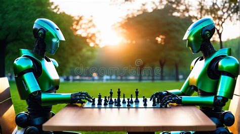 robots playing chess stock illustrations 80 robots playing chess