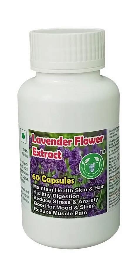 Lavender Flower Extract Capsule 60 Capsules At ₹ 638bottle Amla