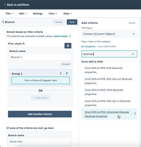 Hubspot Trigger Actions And Workflows Using Inbound Whatsapp Replies