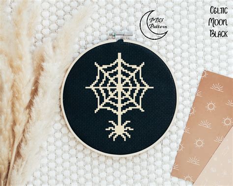 Spiderweb Cross Stitch Pattern Pdf Download Modern Cross Stitch