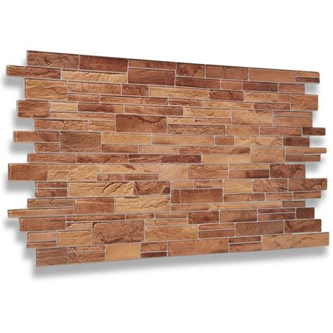 3d Wall Panels With Adhesive Included Stone Slate Effect Pvc Cladding