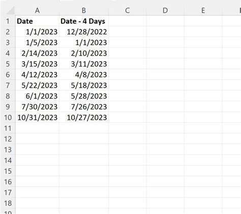 How To Subtract Days From Date In Vba With Example