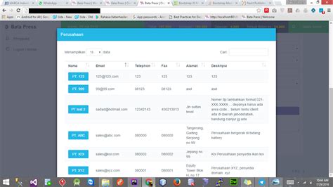 Datatable Bootstrap Modal Over The Shown Stack Overflow