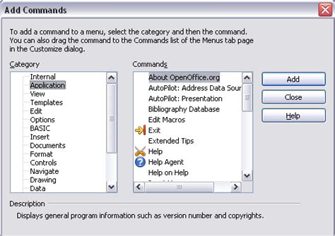 Customizing The User Interface Apache Openoffice Wiki