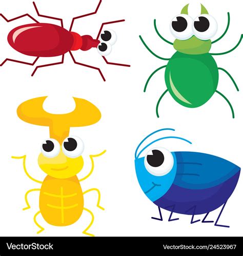 Cute Bug Vector