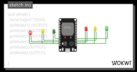 Ex3 Wokwi Esp32 Stm32 Arduino Simulator