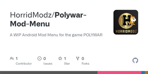Github Horridmodzpolywar Mod Menu A Wip Android Mod Menu For The