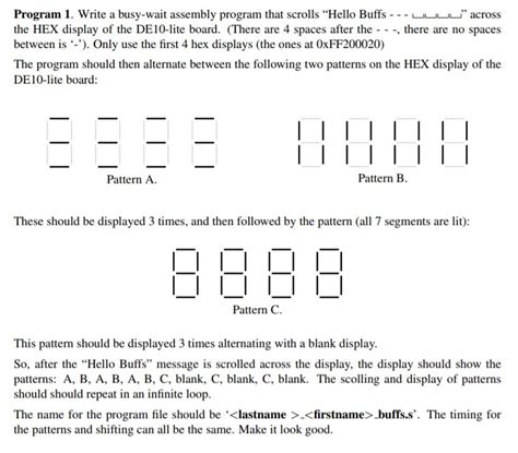 Program Write A Busy Wait Assembly Program That Chegg