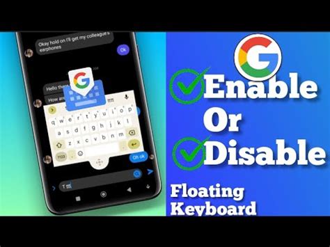 How To Disable Enable Gboard Floating Keyboard On Android Turn On Turn Off Floating Gboard