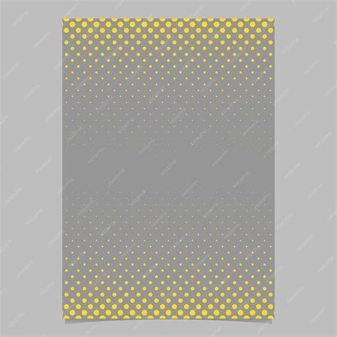 Free Vector Retro Halftone Dot Pattern Flyer Background Template Vector Document Brochure