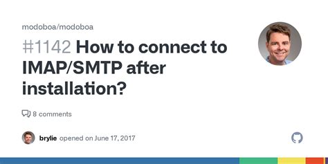 How To Connect To Imap Smtp After Installation · Issue 1142 · Modoboa Modoboa · Github