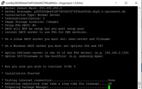 Installation Stuck On Centos Fog Project
