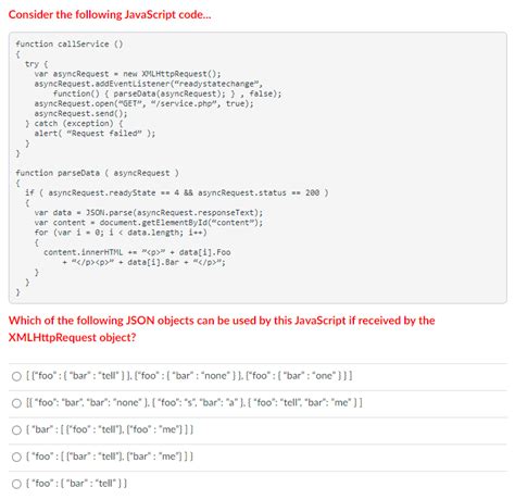 Solved Consider The Following Javascript Code Function