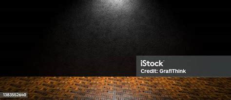오래된 콘크리트 또는 석고 벽 나무 판자 바닥 당신의 제품을 표시하는 스튜디오 배경 벽으로 사용 회색 인테리어 룸 3d 일러스트레이션 0명에 대한 스톡 사진 및 기타 이미지